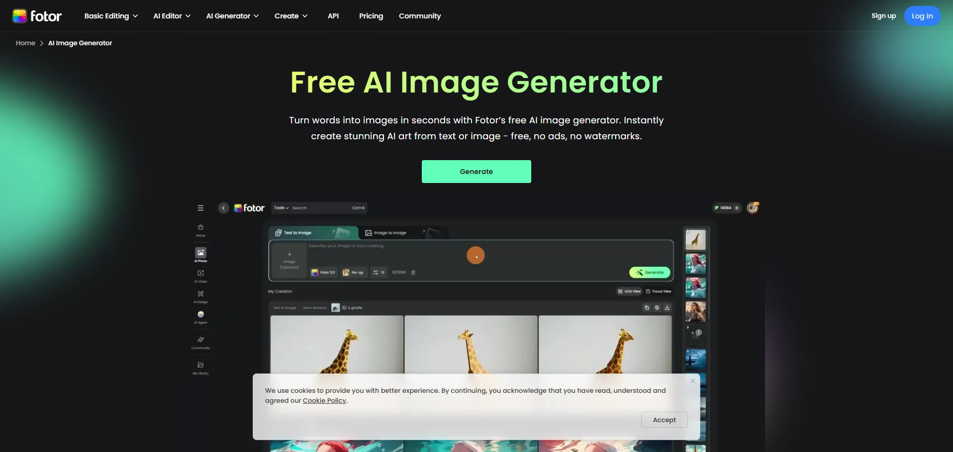 Fotor image generator - unvelai.com